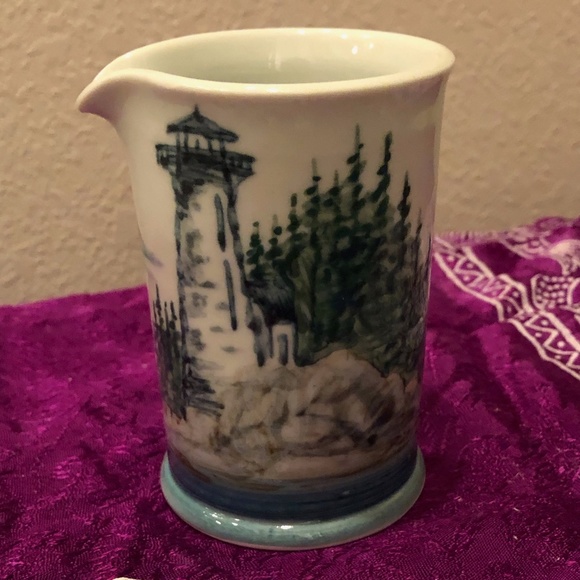Hand Crafted | Dining | Lighthouse Syrup Cream Pitcher Maine Made ...